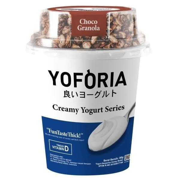 7369339 – Yoforia Creamy Choco Granola 117Grx12 – RAISA AEON Indonesia