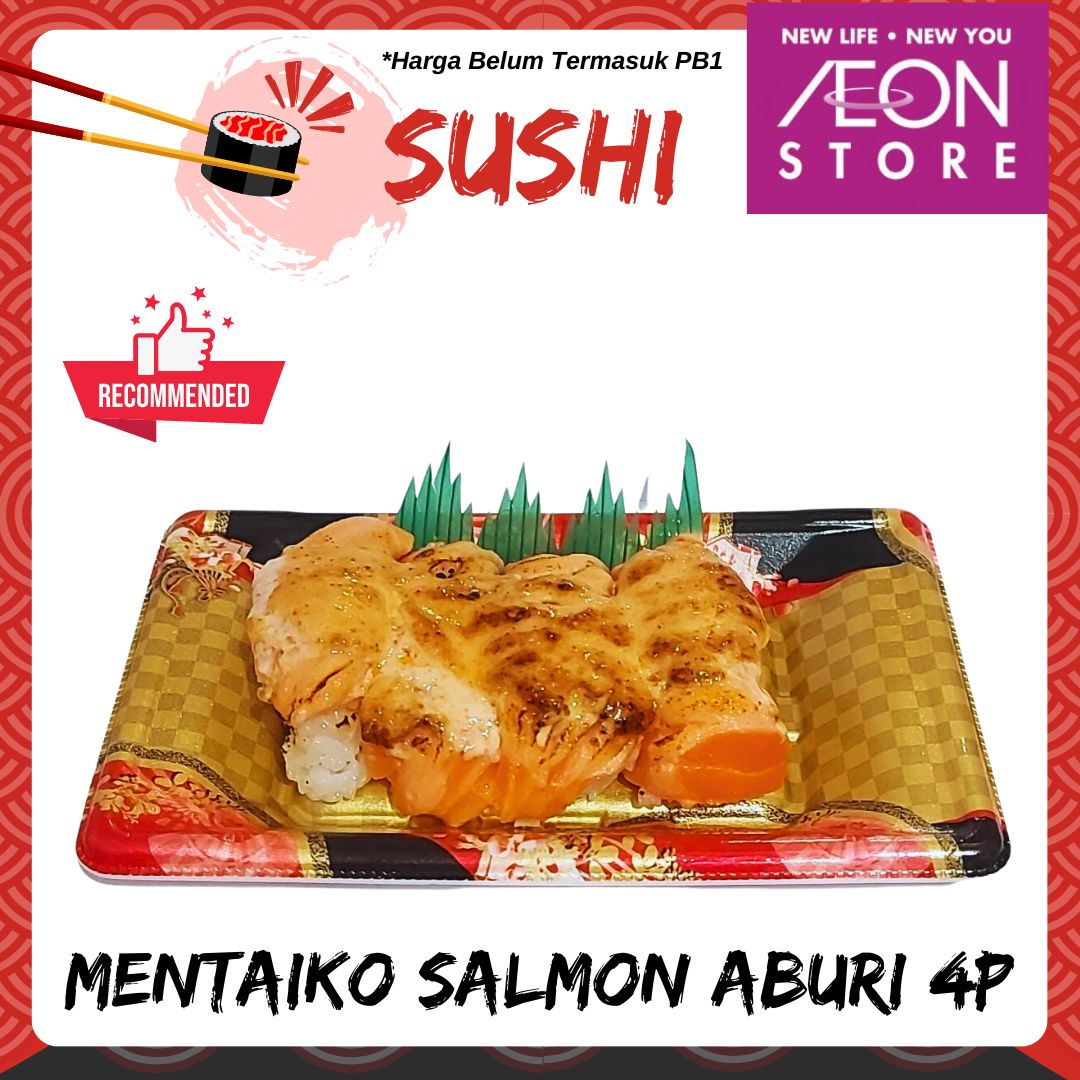 MENTAIKO SALMON ABURI 4P – RAISA AEON Indonesia