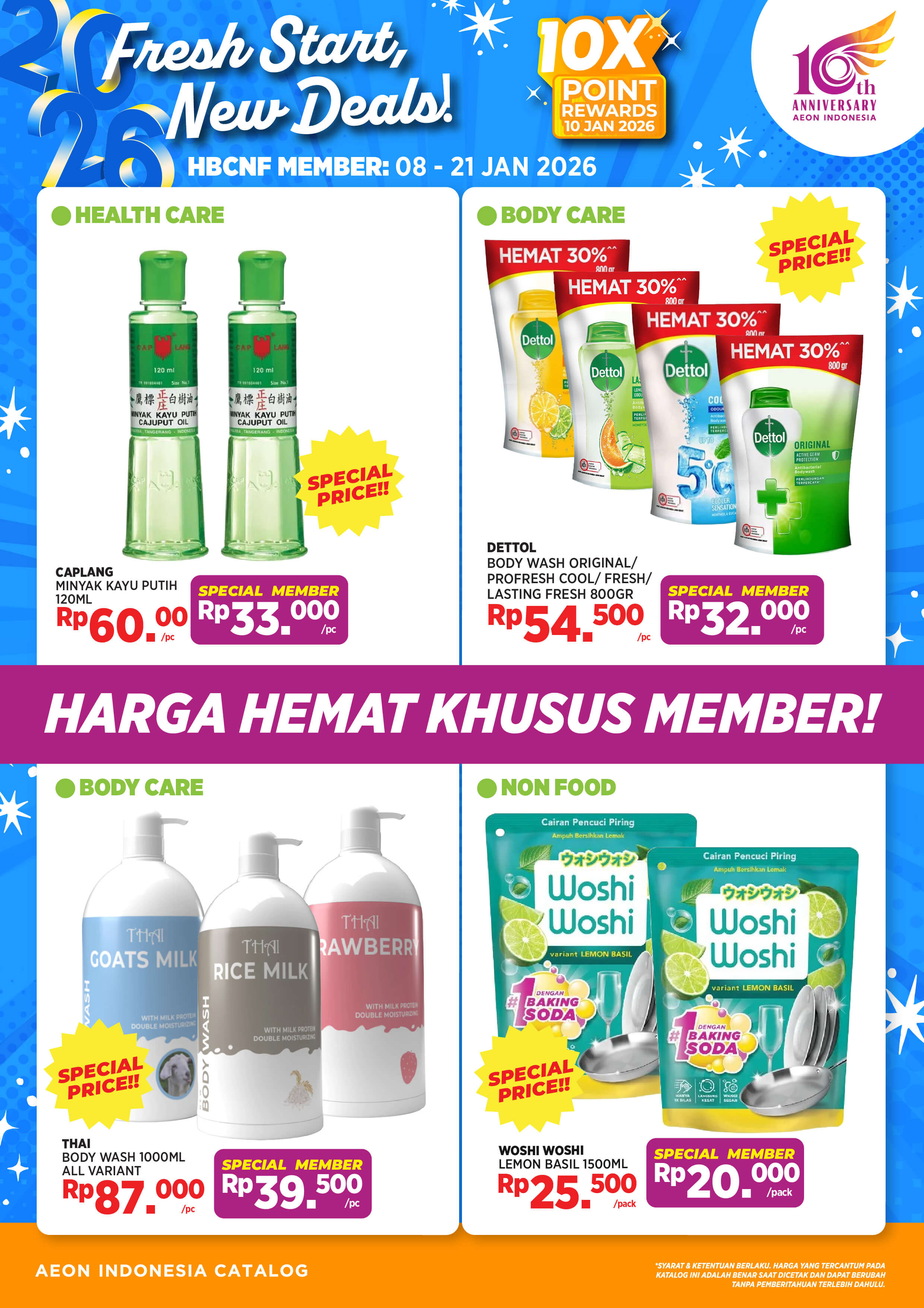 HBCNF MEMBER — FLYER FRESH START 2026 — 08 – 21 JAN 2026 – RAISA AEON ...